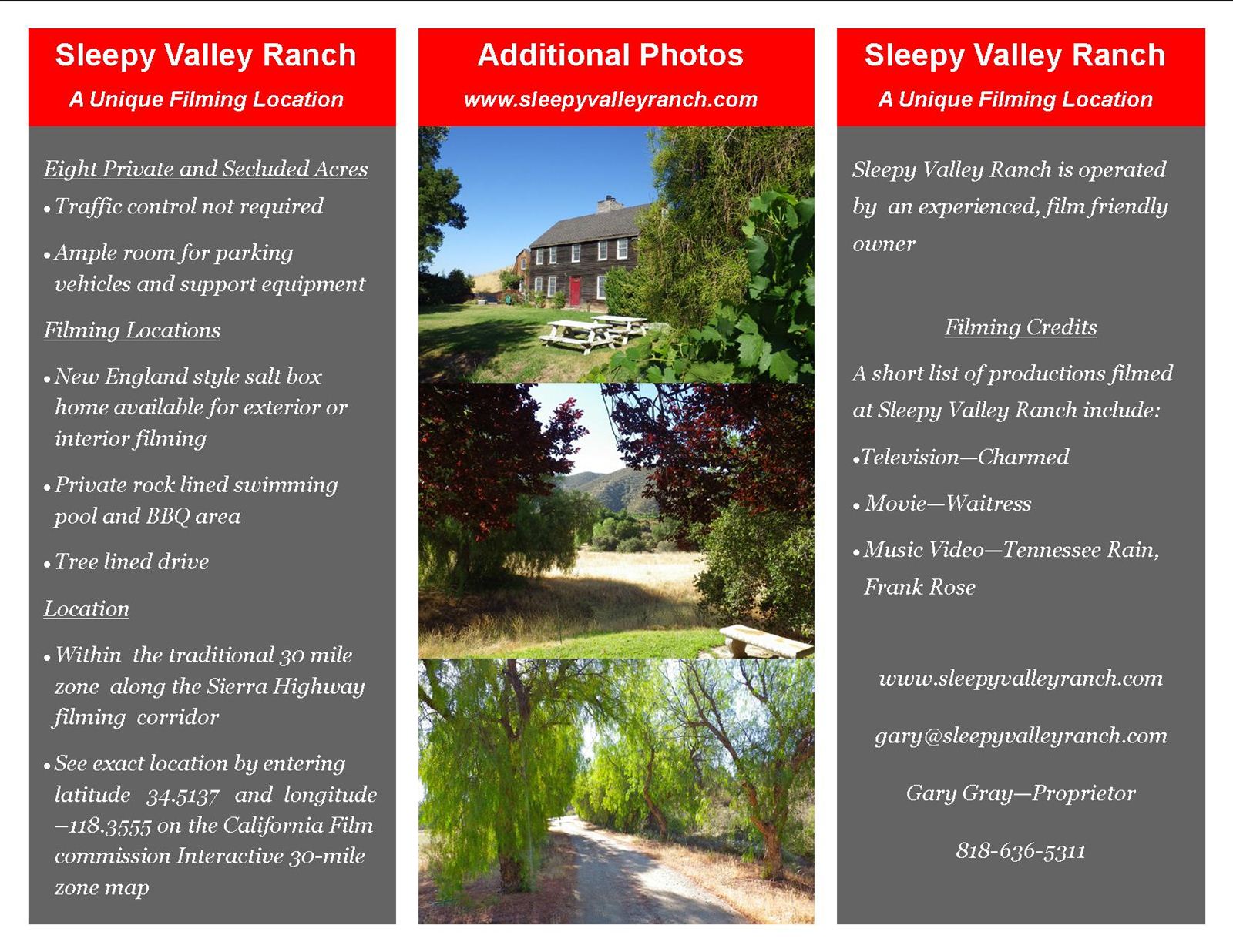 Locations Hub - Sleepy Valley Ranch